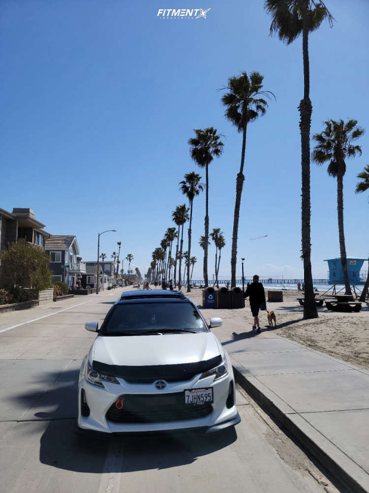 2015 Scion TC Base with 18x8.5 ESR Rf11 and Road Hugger 235x45 on ...