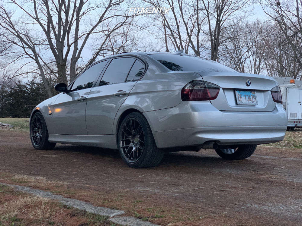 2006 BMW 325i Base with 18x8.5 Aodhan Ah-x and Bridgestone 235x40 on ...