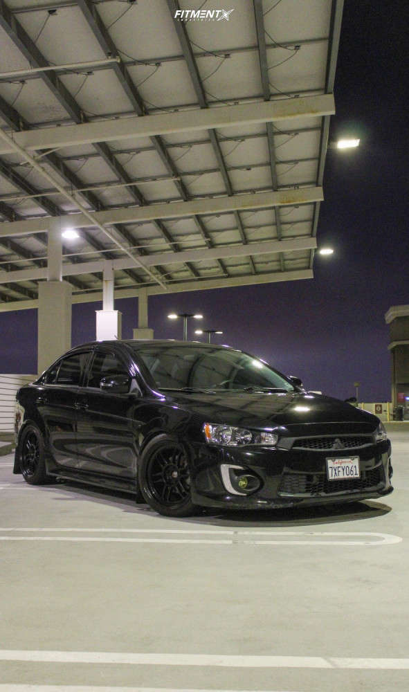 2017 Mitsubishi Lancer SE with 18x8.5 MST Suzuka and Nankang 225x40 on ...