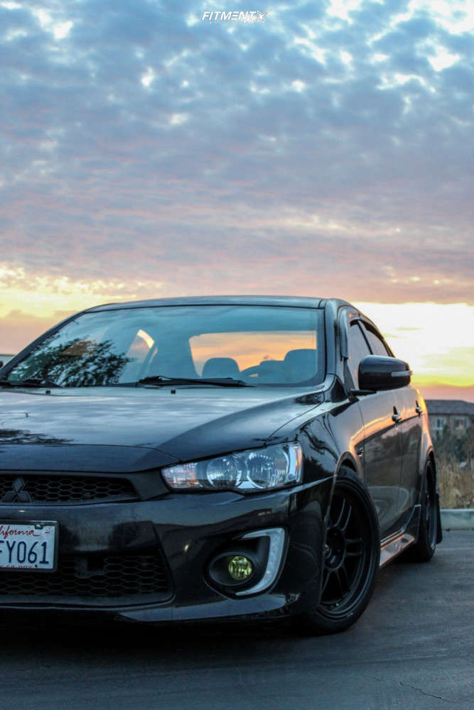 2017 Mitsubishi Lancer SE with 18x8.5 MST Suzuka and Nankang 225x40 on ...