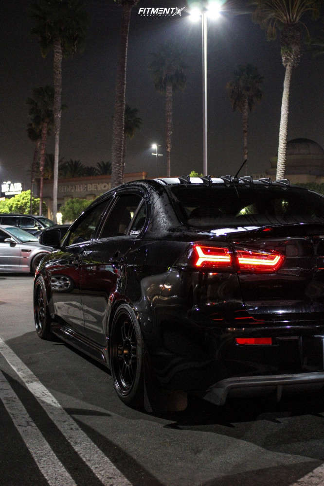 2017 Mitsubishi Lancer SE with 18x8.5 MST Suzuka and Nankang 225x40 on ...