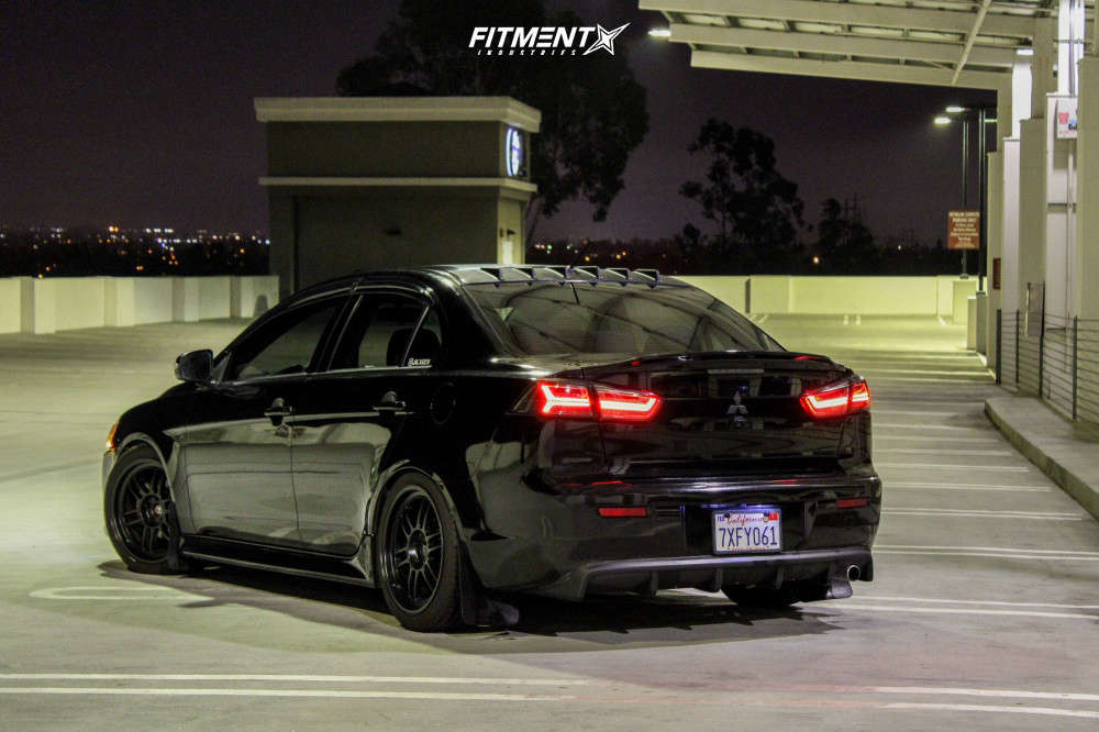 2017 Mitsubishi Lancer SE with 18x8.5 MST Suzuka and Nankang 225x40 on ...