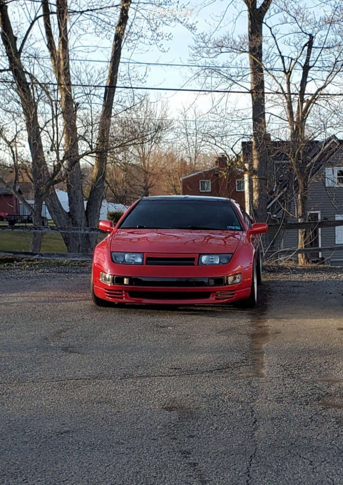 1991 Nissan 300ZX Turbo with 18x9.5 Enkei Nt03m and Federal 245x40 on ...