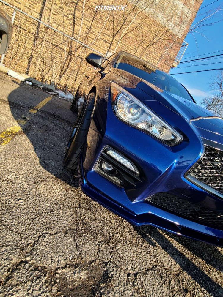 2016 INFINITI Q50 Red Sport 400 with 20x10.5 Stance Sf-01 and Firestone ...