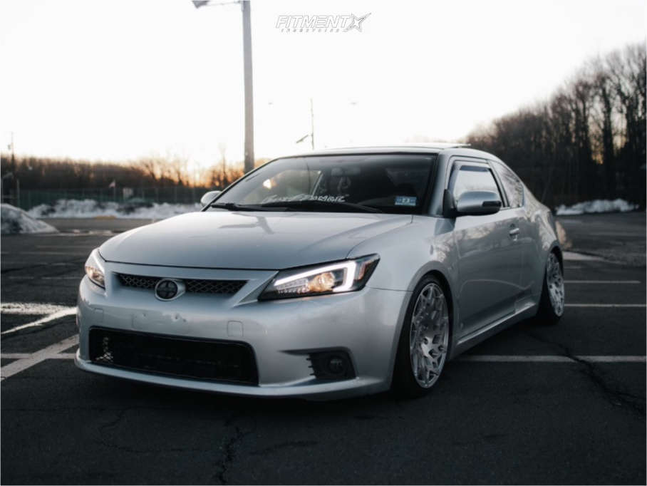 2012 Scion TC Base with 18x8.5 Zenetti Md1 and Cosmo 225x40 on ...