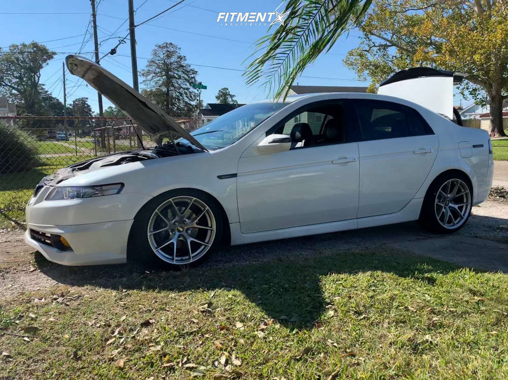 2004 Acura TL Base with 18x10.5 ESR Rf2 and Vercelli 255x35 on ...