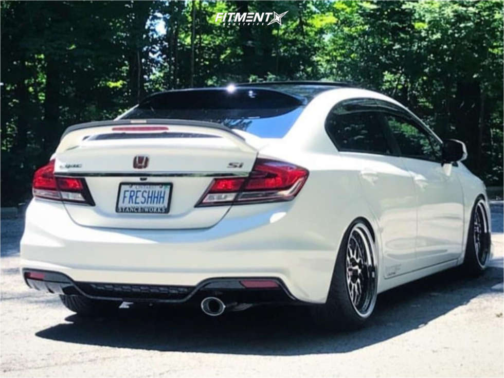 2013 Honda Civic Si with 18x9.5 ESR Sr01 and Nankang 215x40 on ...