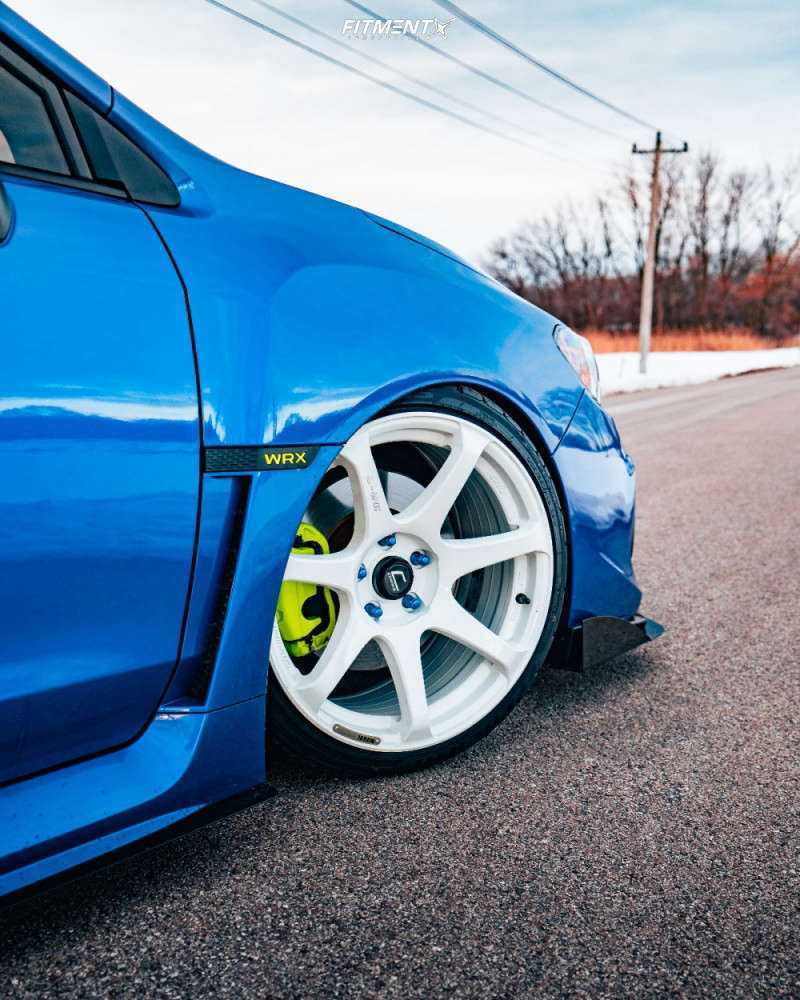2018 Subaru WRX Limited with 18x9 Cosmis Racing Mr7 and Federal 225x35 ...