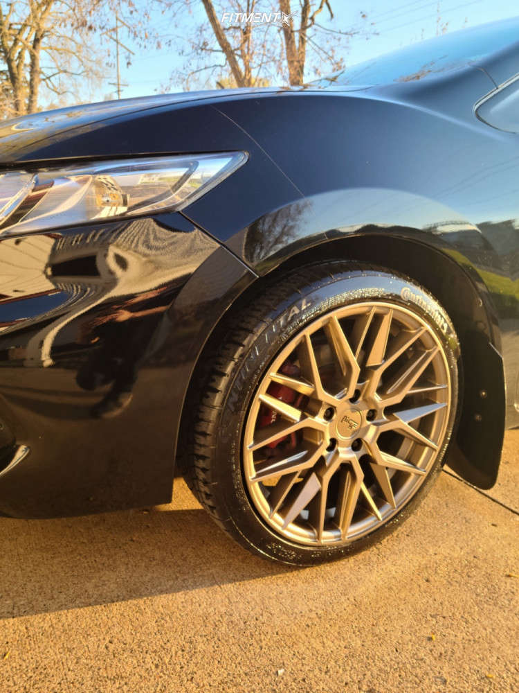 2014 Honda Civic Si with 18x8 Niche Gamma and Continental 225x45 on ...