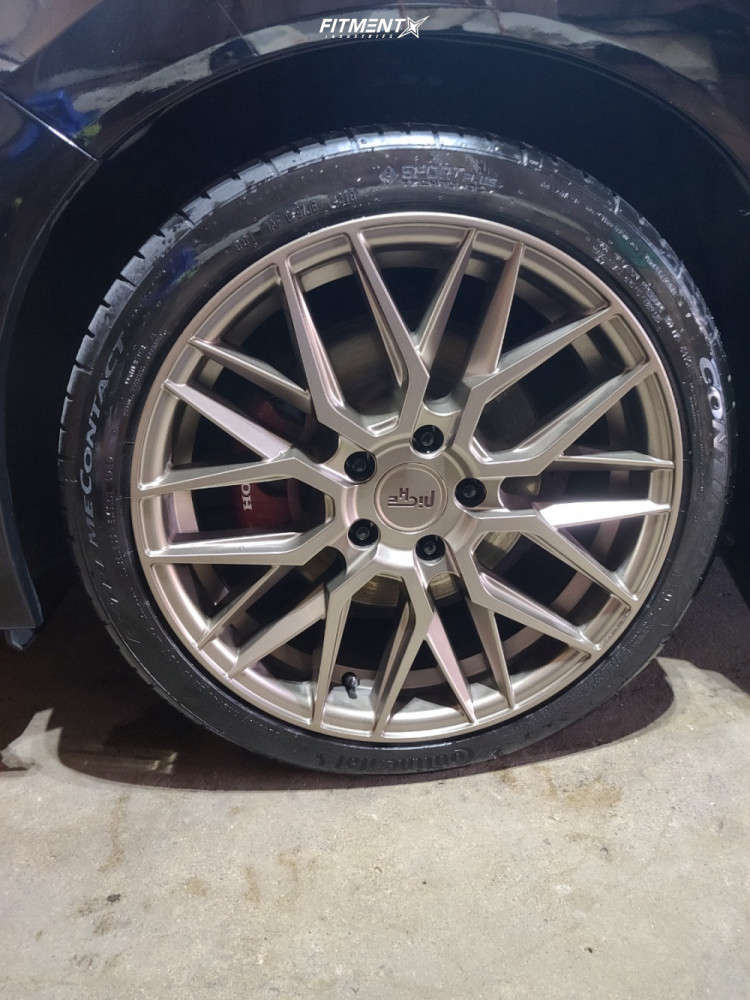 2014 Honda Civic Si with 18x8 Niche Gamma and Continental 225x45 on ...