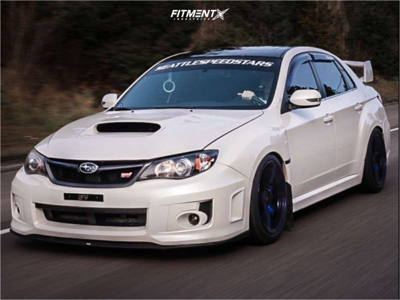 2011 Subaru WRX STI Base with 18x9.5 Option Lab R716 and Michelin ...