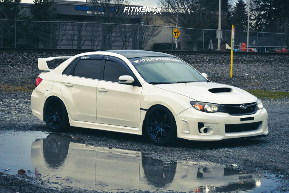 2011 Subaru WRX STI Base with 18x9.5 Option Lab R716 and Michelin ...