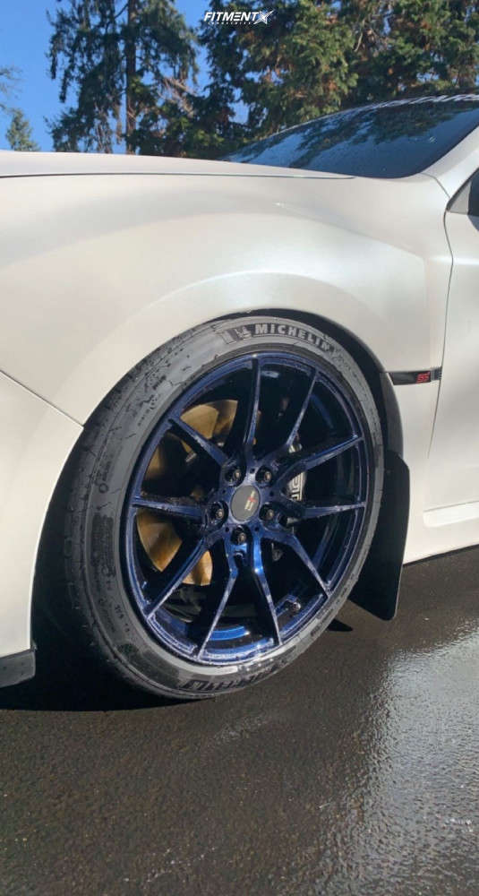 2011 Subaru WRX STI Base with 18x9.5 Option Lab R716 and Michelin ...