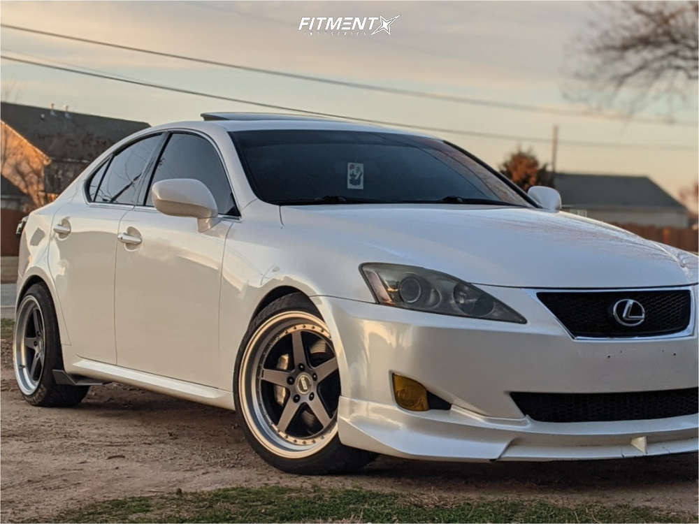 2008 Lexus IS350 Base with 18x9.5 ESR CS05 and Federal 225x40 on ...