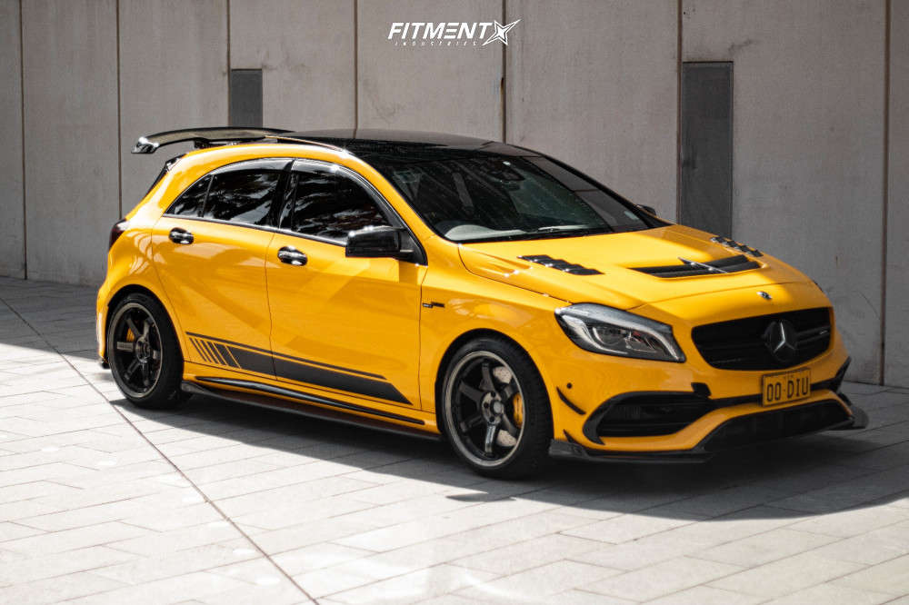 2017 Mercedes-Benz CLA45 AMG 4Matic with 18x10 Rays Engineering Te37 ...