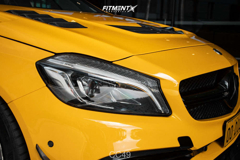 2017 Mercedes-Benz CLA45 AMG 4Matic with 18x10 Rays Engineering Te37 ...