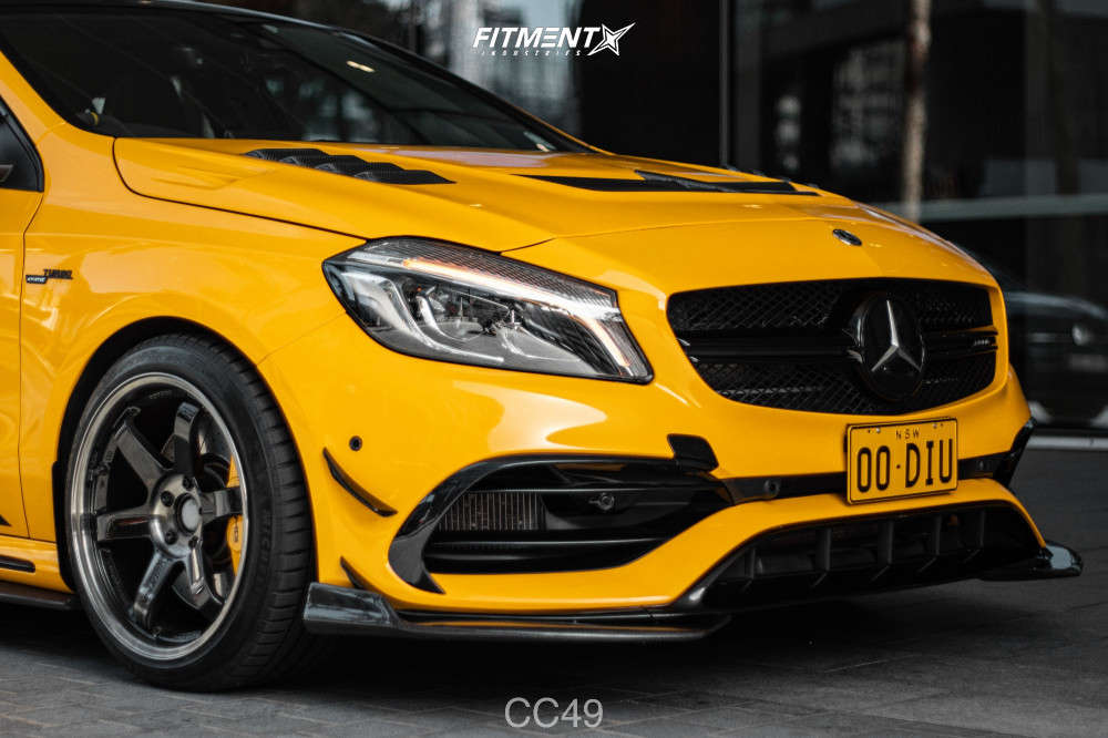 2017 Mercedes-Benz CLA45 AMG 4Matic with 18x10 Rays Engineering Te37 ...