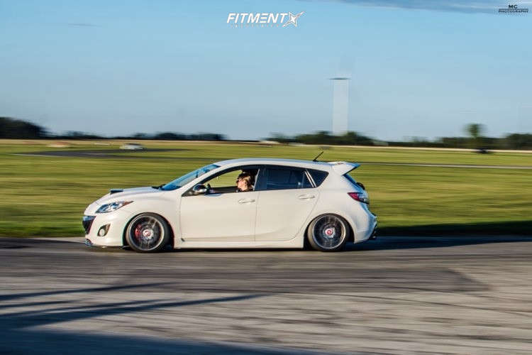 2013 Mazda MazdaSpeed3 Base with 18x8.5 Rotiform Rse and Firestone 225x40 on Coilovers | 1558282 ...