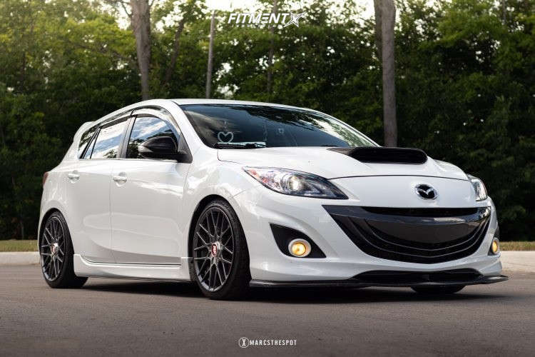 2013 Mazda MazdaSpeed3 Base with 18x8.5 Rotiform Rse and Firestone 225x40 on Coilovers | 1558282 ...