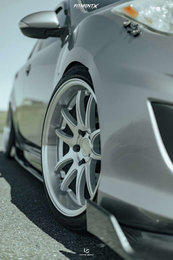 2012 Mazda 3 Mazdaspeed with 18x9.5 Aodhan DS02 and Cooper 235x40 on ...