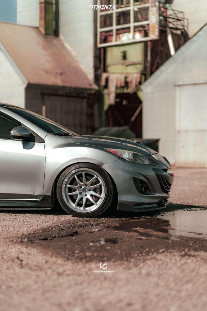 2012 Mazda 3 Mazdaspeed with 18x9.5 Aodhan DS02 and Cooper 235x40 on Coilovers | 1559223 ...