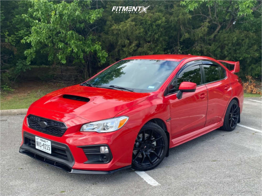 2018 Subaru WRX Base with 18x9.5 Option Lab R716 and Nankang 255x35 on ...