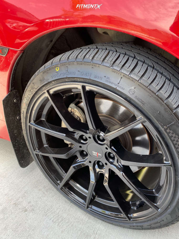 2018 Subaru WRX Base with 18x9.5 Option Lab R716 and Nankang 255x35 on ...