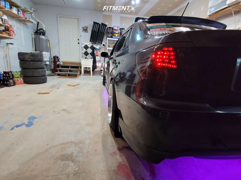 2009 Subaru Impreza WRX with 18x9.5 ESR Cs11 and Ironman 235x40 on ...