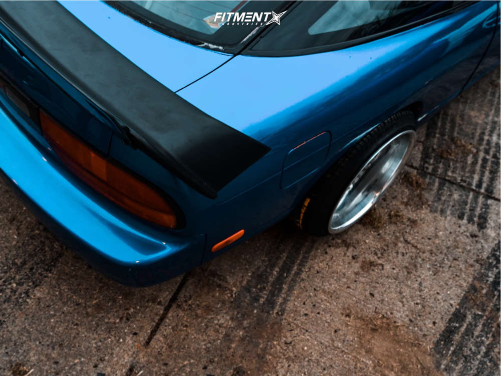 1989 Nissan 240SX SE with 17x10 Work Vs Sd and Fullway 205x40 on ...