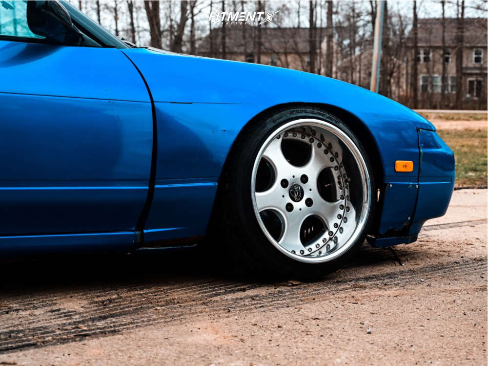 1989 Nissan 240SX SE with 17x10 Work Vs Sd and Fullway 205x40 on ...