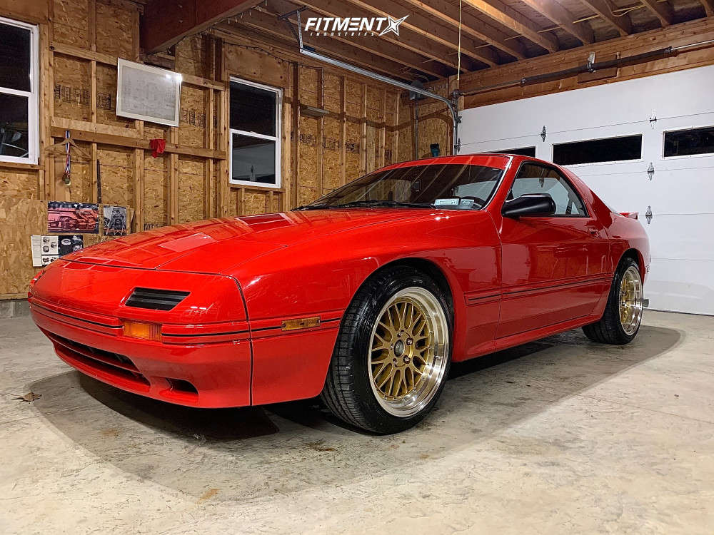 1988 Mazda RX-7 GTU with 17x8.5 JNC JNC005 and Falken 215x45 on Stock ...