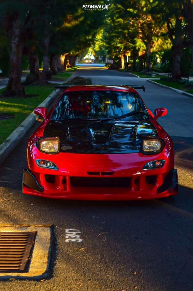 1995 Mazda RX-7 R2 with 17x9 Volk Gt-p and Toyo Tires 245x40 on ...