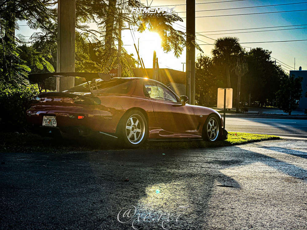 1995 Mazda RX-7 R2 with 17x9 Volk Gt-p and Toyo Tires 245x40 on ...