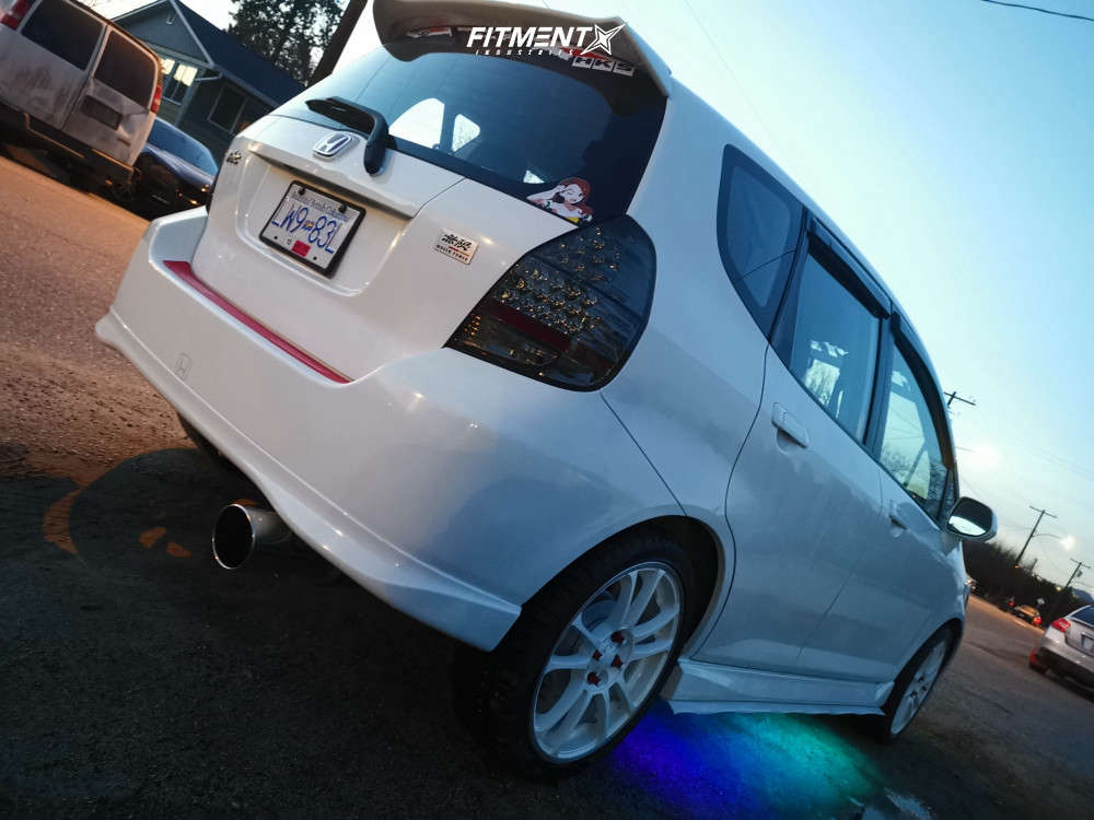 2008 Honda Fit Sport with 17x7 5zigen Inperio and Michelin 205x40 on ...