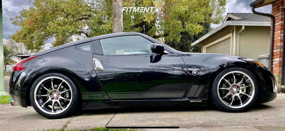 2018 Nissan 370Z Heritage Edition with 19x9.5 Work Emotion D9r and ...