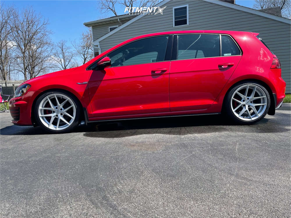 2017 Volkswagen GTI S with 18x8.5 Rotiform Flg and Lexani 225x40 on ...