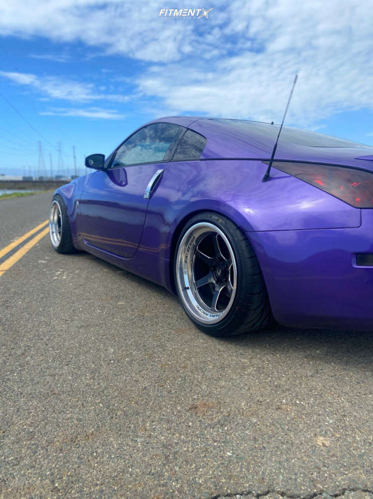 2004 Nissan 350Z Touring with 18x11 Cosmis Racing XT-006R and Kenda ...