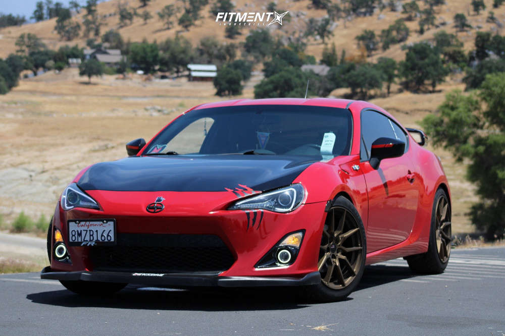 2013 Scion FR-S Base with 18x8.5 Option Lab R716 and Federal 235x45 on ...