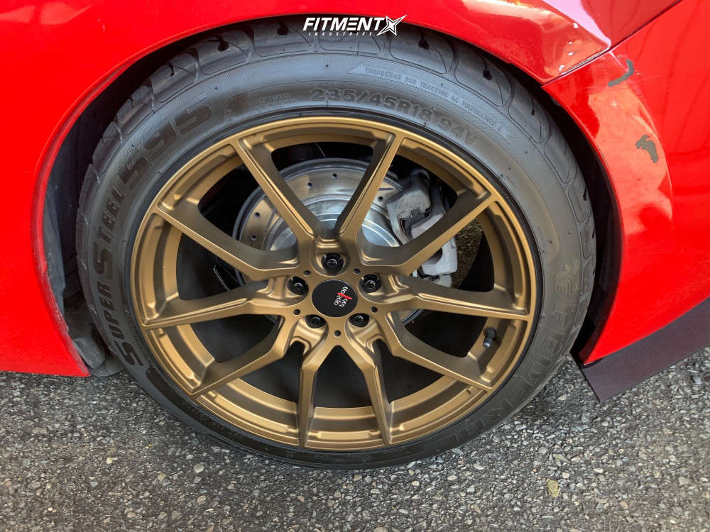 2013 Scion FR-S Base with 18x8.5 Option Lab R716 and Federal 235x45 on ...