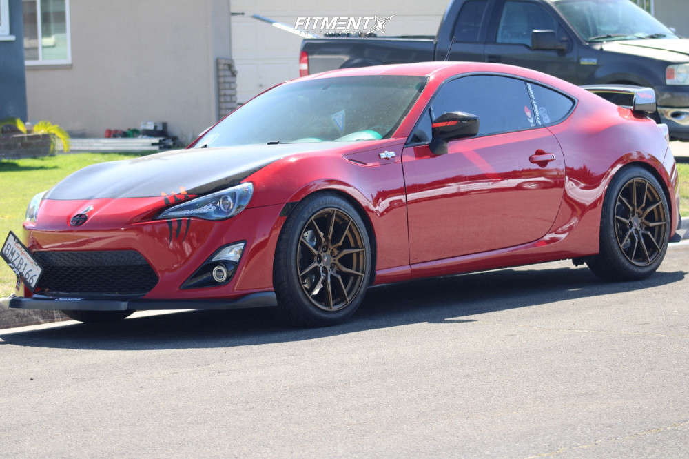 2013 Scion FR-S Base with 18x8.5 Option Lab R716 and Federal 235x45 on ...
