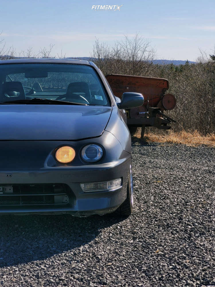 2000 Acura Integra GS-R with 16x8 Enkei RPF1 and Nitto 205x45 on ...