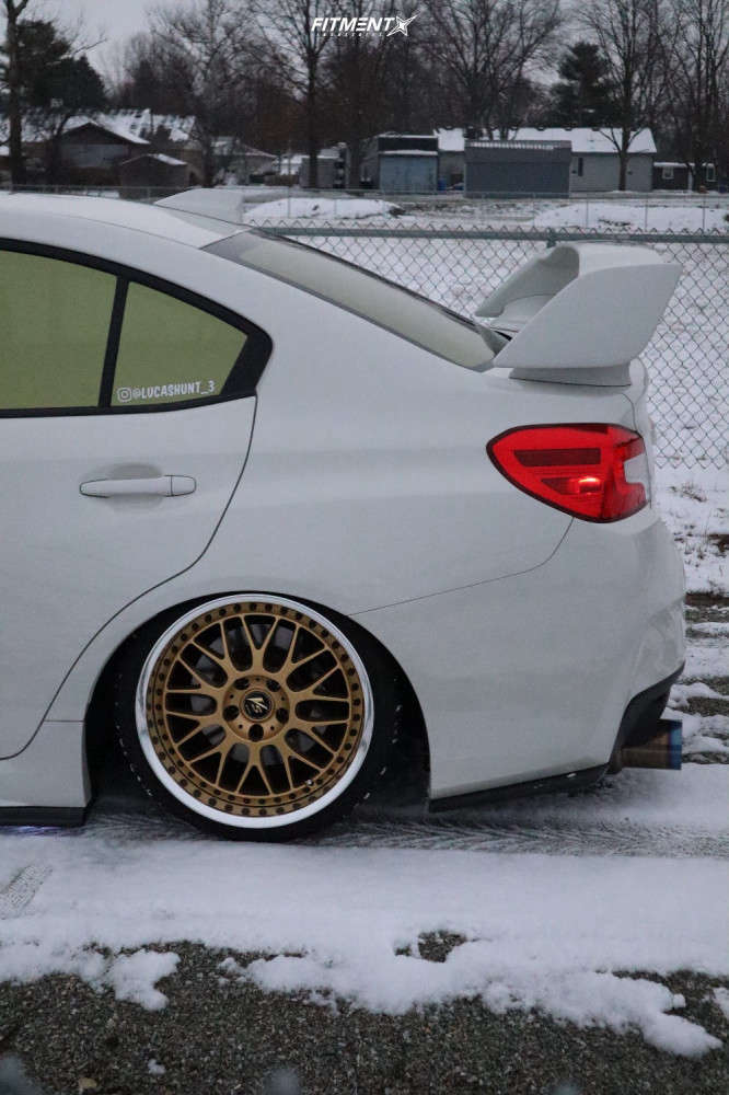 2017 Subaru WRX STI Base with 18x10.5 Work Vsxx and Federal 225x35 on ...