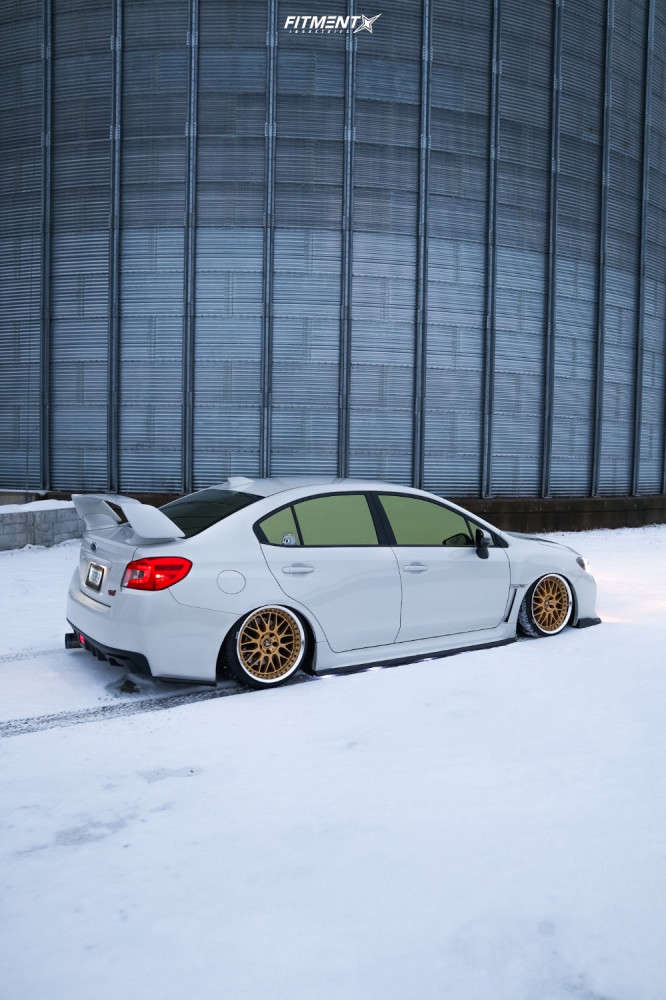 2017 Subaru WRX STI Base with 18x10.5 Work Vsxx and Federal 225x35 on ...