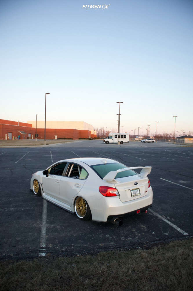 2017 Subaru WRX STI Base with 18x10.5 Work Vsxx and Federal 225x35 on ...