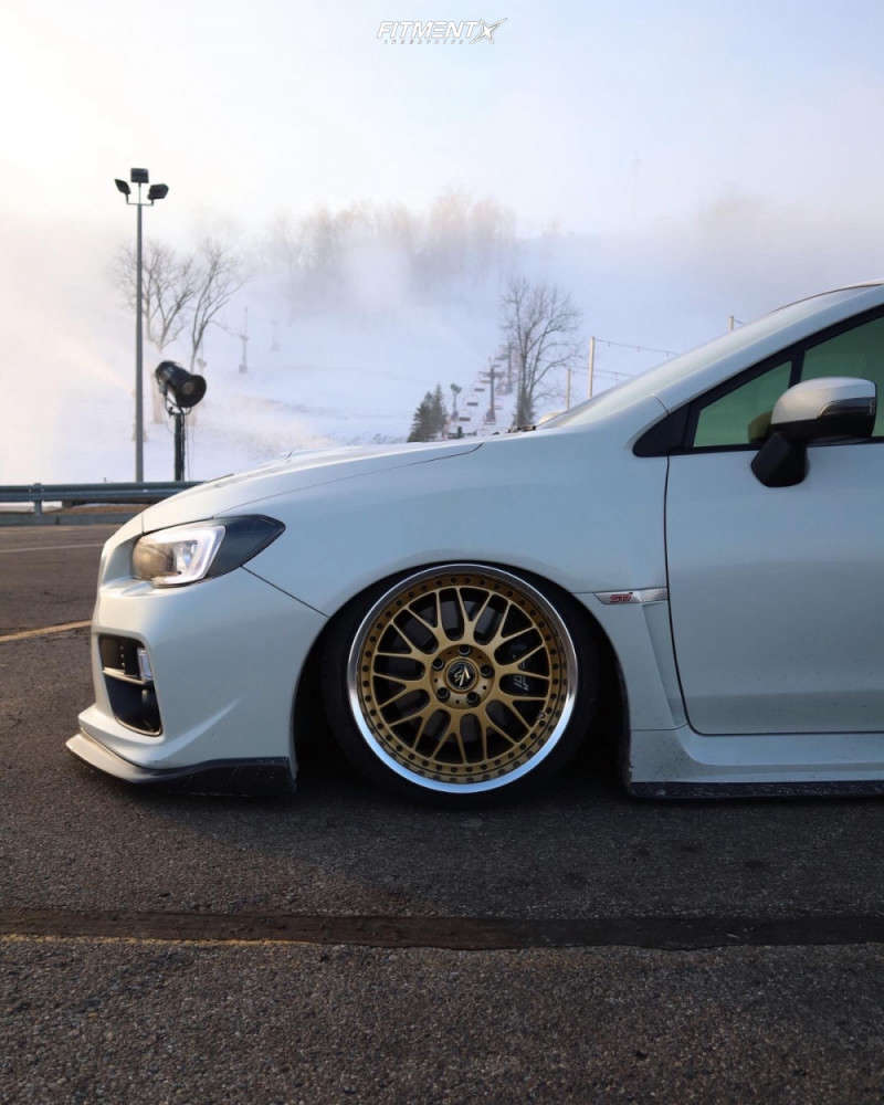 2017 Subaru WRX STI Base with 18x10.5 Work Vsxx and Federal 225x35 on ...