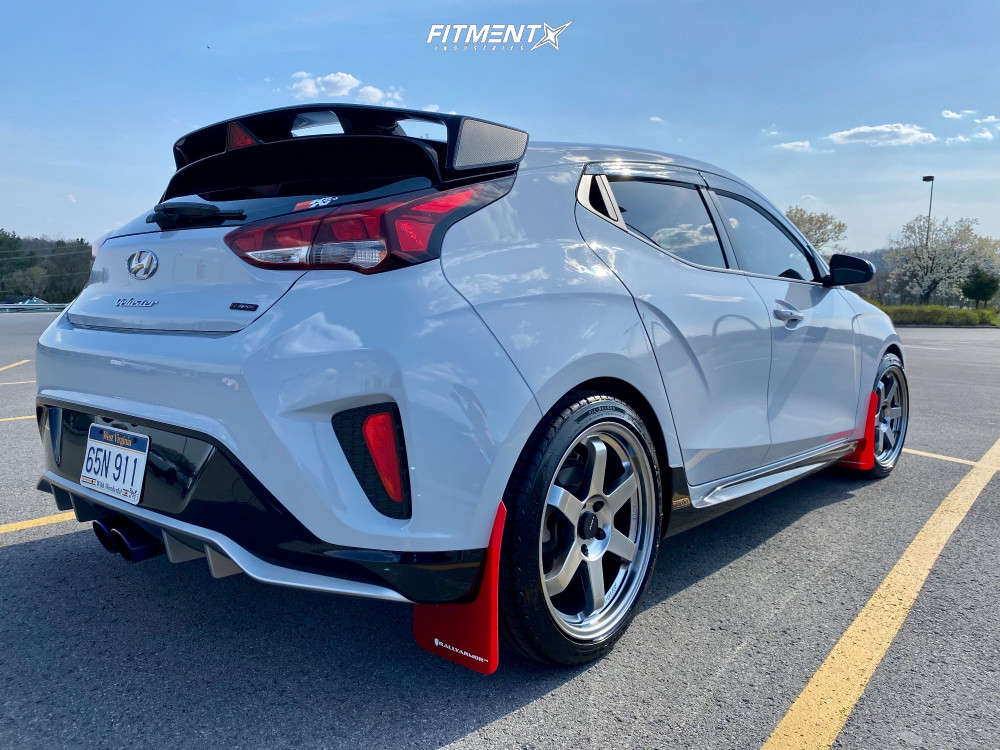 2020 Hyundai Veloster Turbo R-Spec with 18x8 AVID1 AV6 and Goodyear ...