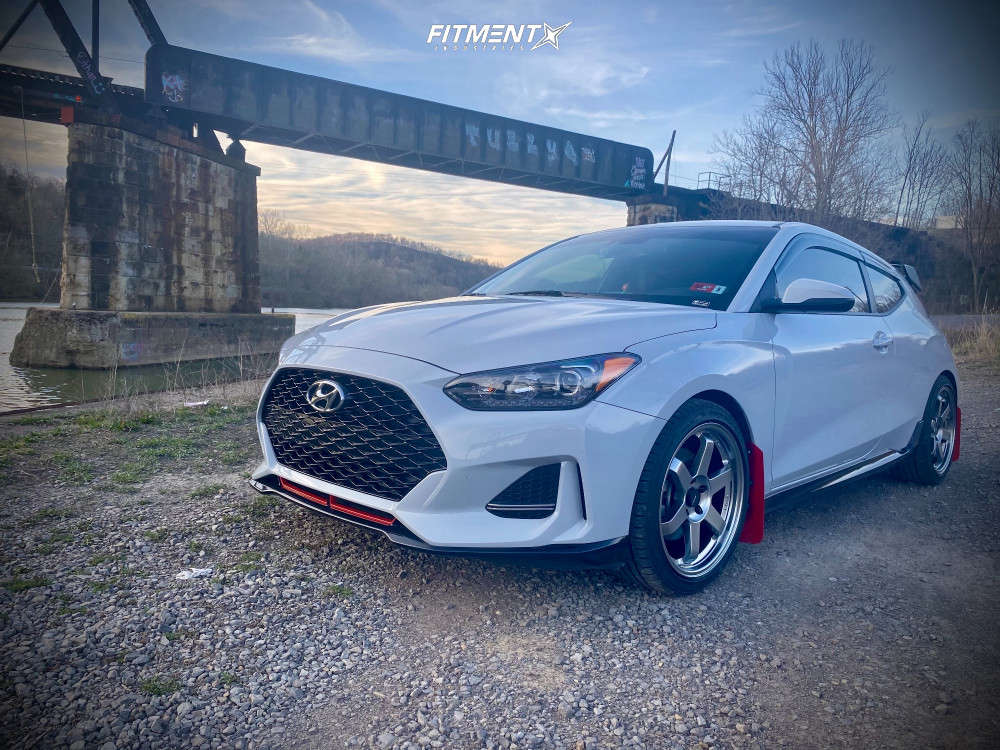 2020 Hyundai Veloster Turbo R-Spec with 18x8 AVID1 AV6 and Goodyear ...