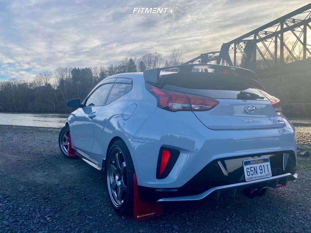 2020 Hyundai Veloster Turbo R-Spec with 18x8 AVID1 AV6 and Goodyear ...