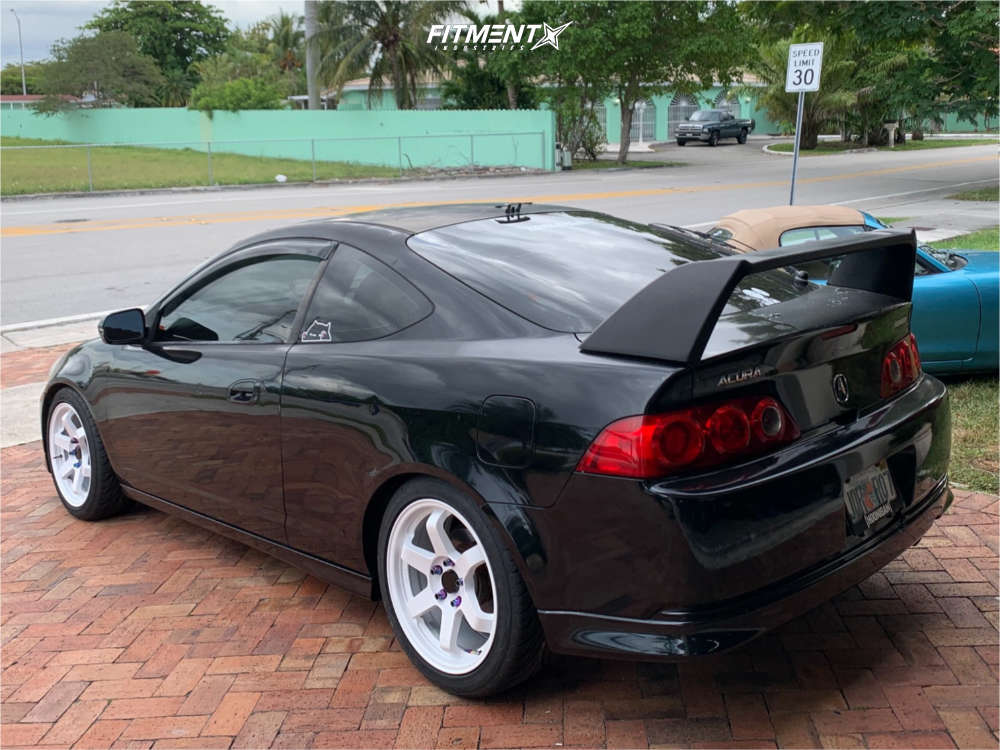 2006 Acura RSX Base with 17x8 AVID1 AV6 and Federal 215x45 on Lowering ...