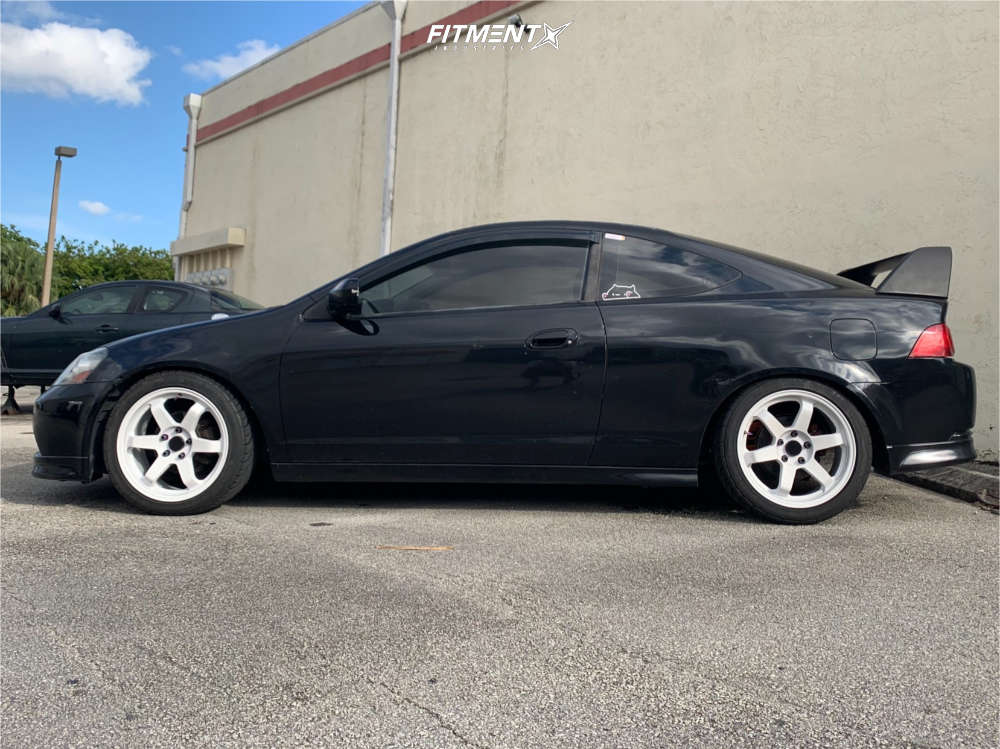 2006 Acura RSX Base with 17x8 AVID1 AV6 and Federal 215x45 on Lowering ...